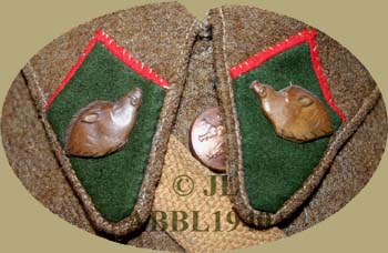 Kentekens en attributen regiment Ardenner Jagers
